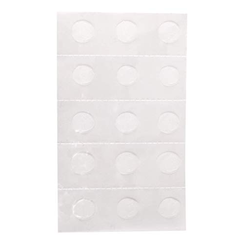 Gorilla Permanent Adhesive Dots, Double-Sided, 150 Pieces, 0.5" Diameter, Clear, (Pack of 3)