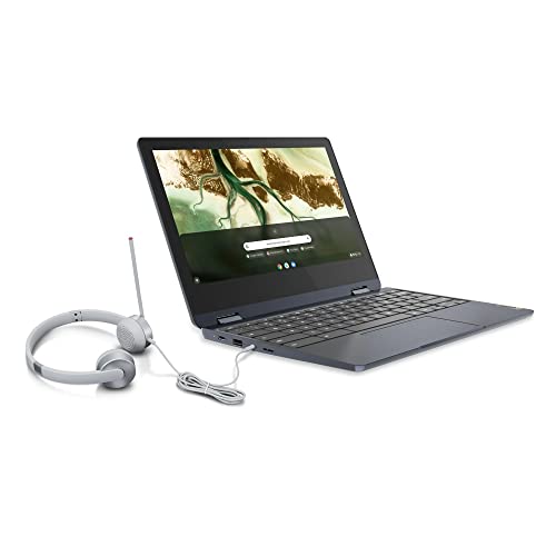 Lenovo Ideapad 3 Chromebook - 14.0" - Intel Celeron N4020-4GB - 64GB eMMC - Abyss Blue - Chrome OS - 82C1002AUS (Bundle with Headset)