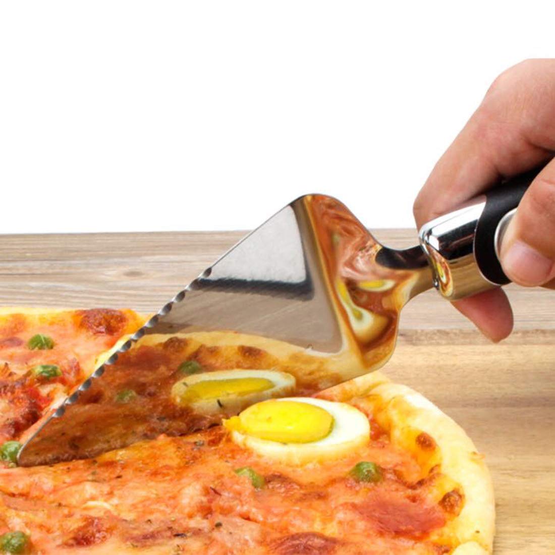 Tosnail 2 Pack Stainless Steel Pie and Cake Cutter Cake Server