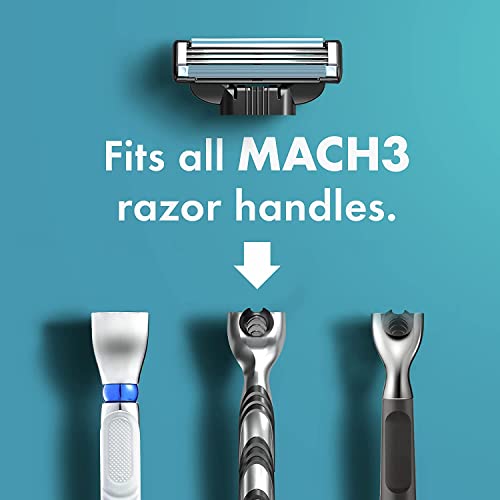 Gillette Mach3 3D Men's Razor Handle + 4 Blade Refills
