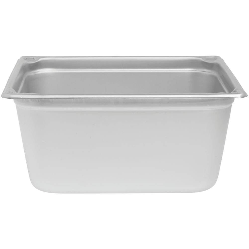 Vollrath Super Pan Transport, 1/2 size, 6" deep, reinforced corners, anti-jamming design, type 304 stainless steel, 20 gauge, NSF, Made in USA, 30265