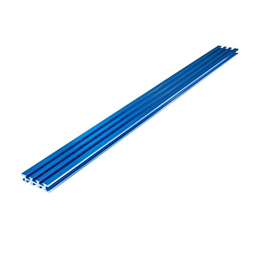 POWERTEC 71223 Multi T-Tracks | 36” Long - 3” High | Universal T Track Aluminum Extrusion For Woodworking
