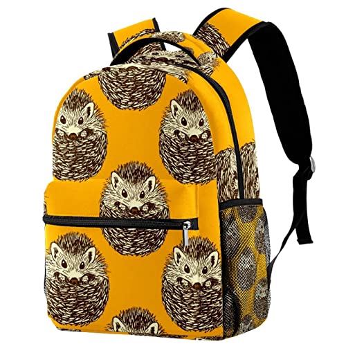 VBFOFBV Travel Backpack, Laptop Backpack for Women Men, Fashion Backpack, Autumn Cartoon Animal Hedgehog Lovely