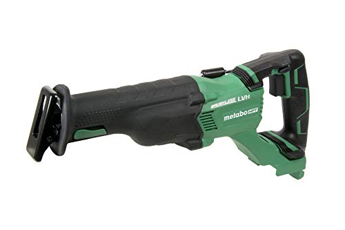 Metabo HPT Cordless Reciprocating Saw | Tool Only | No Battery | 3-Mode Selector W/Auto Mode | Tool-Less Blade Changing System | Large Rafter Hook | Lifetime Tool Warranty | Brushless | CR18DBLQ4
