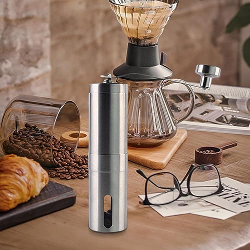 Manual Coffee Grinder, Manual Coffee Grinder with Ceramic Core, 250g Tailor Manual Coffee Grinder with Detachable Design, Detachable Hand Crank Coffee Grinder, with Ceramic Burr for Coffee Beans