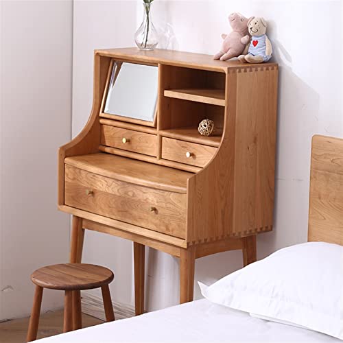 ZHIVIQ Vanity Set with 4 Drawers, Storage Shelf, Bedroom Bathroom Dressing Makeup Table Girls Women