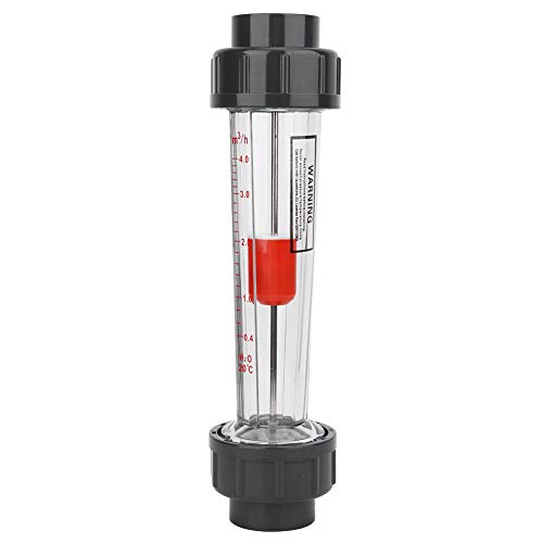 LZS-32（D）Liquid Flowmeter 0.4-4 Tube Type Liquid Flowing Meters Plastic Flat Interface Waterflow Controllers Transparent Water Rotameter Hydraulic Valve Fittings