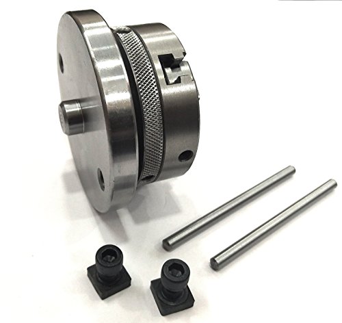 Precision quality 4"/ 100 mm tilting milling indexing rotary table with small chuck, back plate & fixing t nuts bolts-metalworking engineering machine tools (with 65 mm 3 jaw self-centering)