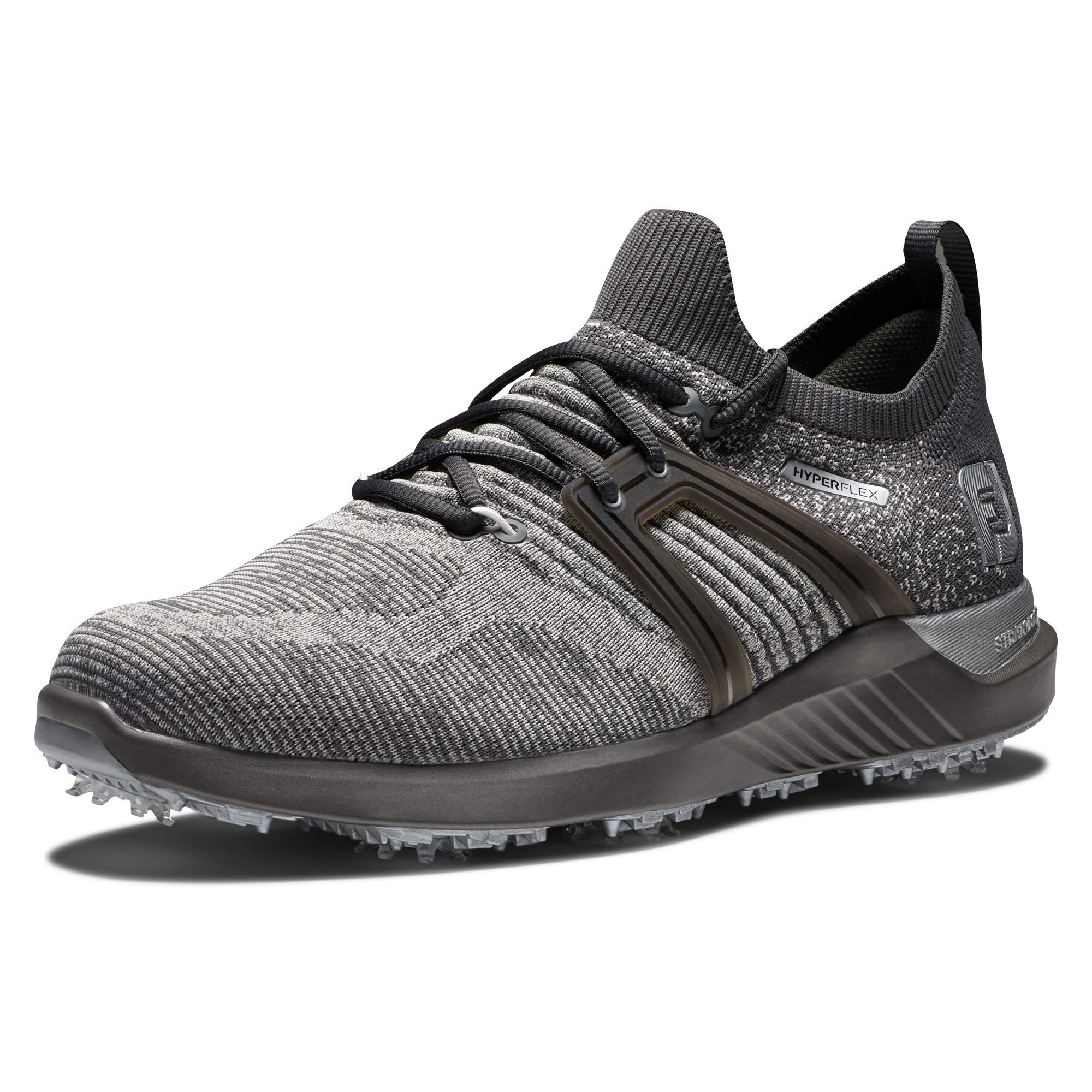 FootJoy Men's Hyperflex Previous Season Style Golf Shoe, Charcoal/Grey, 14 Wide