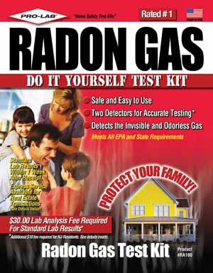 Pro-Lab Radon Gas Test Kit