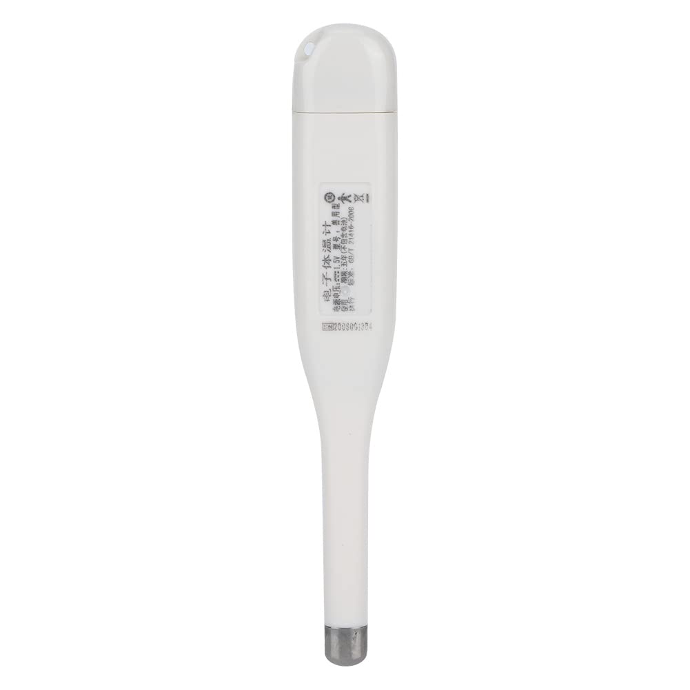 Veterinary Electronic Thermometer LCD Digital Animal Thermometer for Cattle Sheep Horses Pigogs Use,Garden Ding Poultry Ding Plies