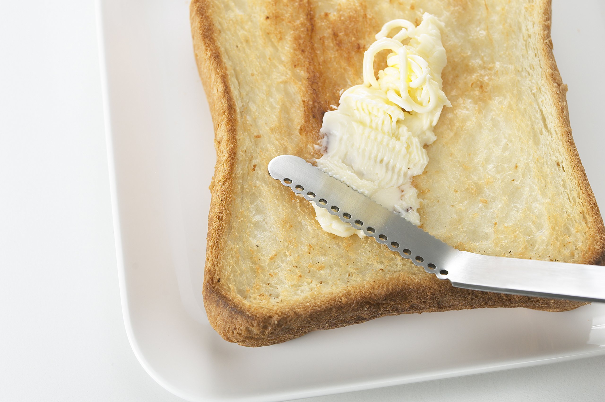 Yoshikawa EAtCO NULU Butter Spreader, Silver