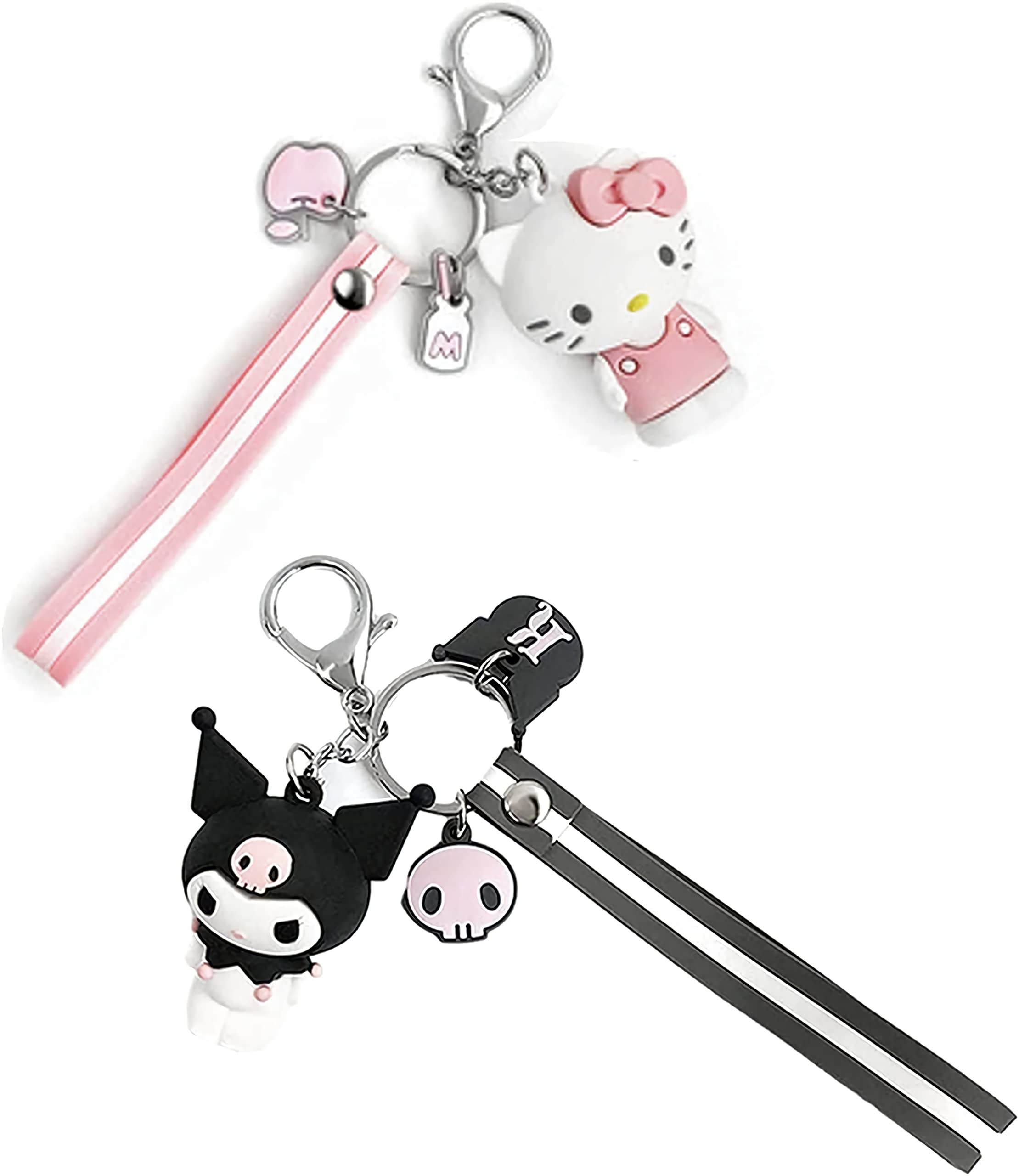 Girl cute keychain, girl keychain gift, purse handbag key pendant