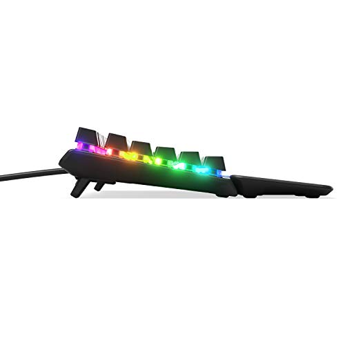 SteelSeries Apex 7 Mechanical Gaming Keyboard β OLED Smart Display β USB Passthrough and Media Controls β Tactile and Quiet β RGB Backlit (Brown Switch)