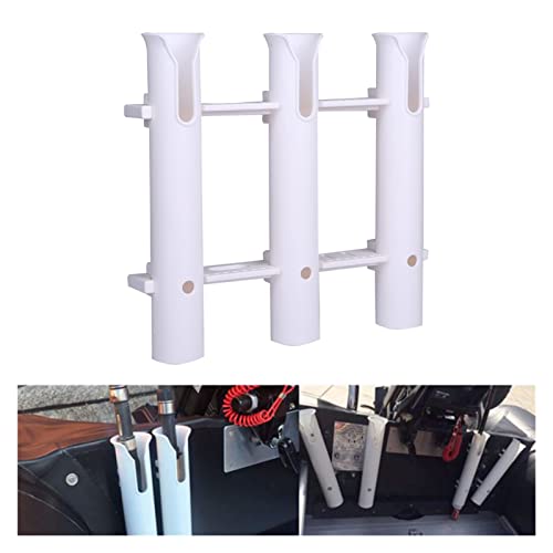 GOMOSU Side Mount Yacht Storage Rack Accessoires Durable Multifunctional 3 Tube Kayak Bracket Vertical Marine Boat Fishing Rod Holder