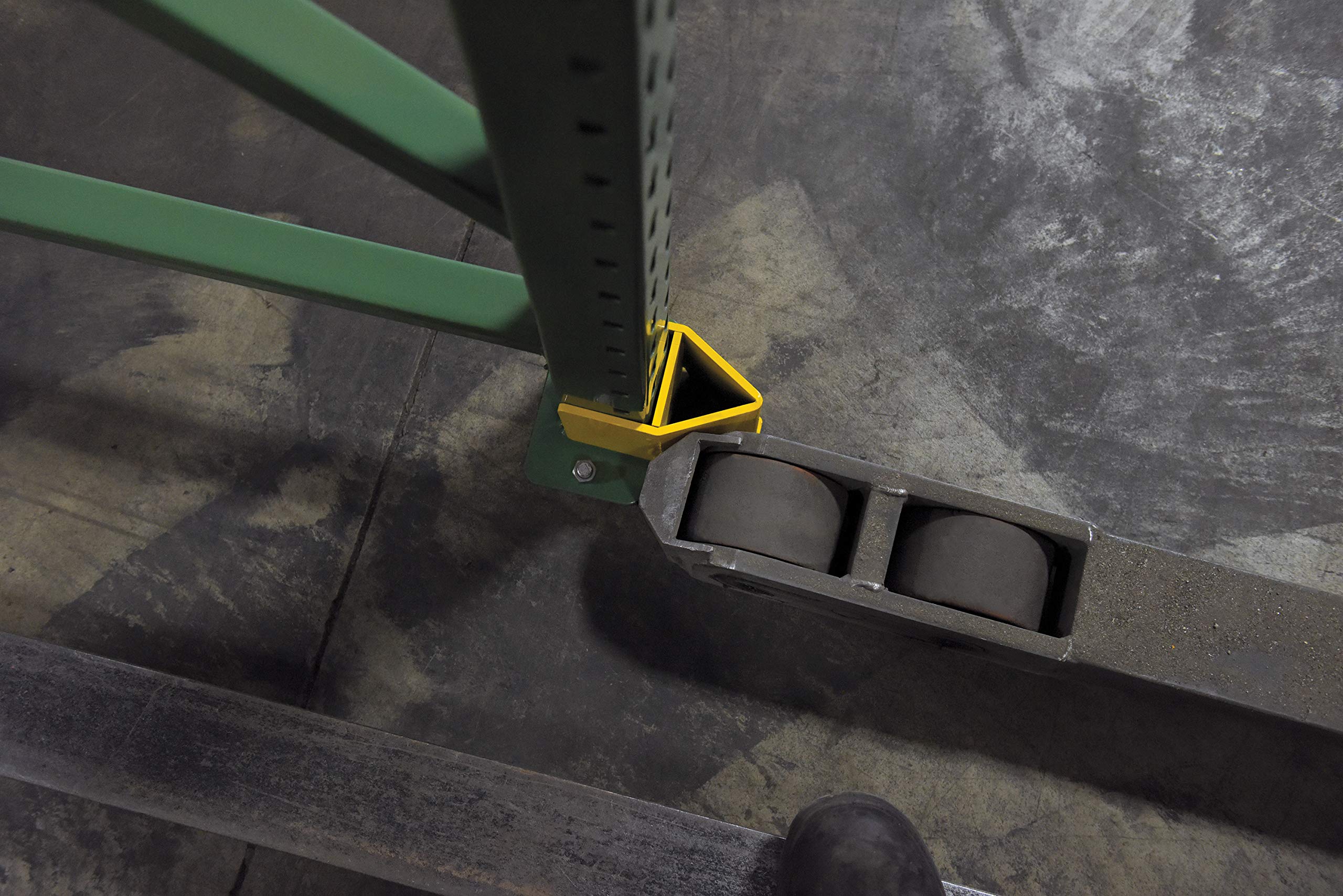 Vestil G3-V4-YL Steel Upright Rack Guard 7 in. x 5 in. x 5 in. Yellow