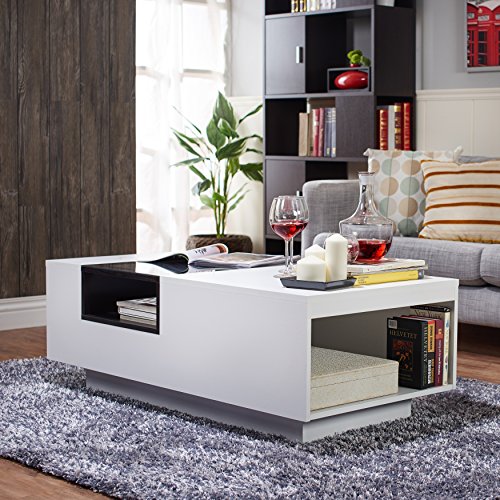 Furniture of America Dekker Modern Coffee Table, White
