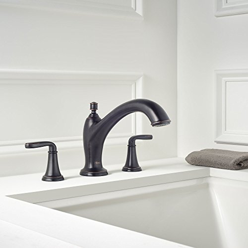 Pfister Northcott Roman Bathtub Faucet (Valve Sold Separately), 2-Handle, 3-Hole, Tuscan Bronze Finish, RT65MGY