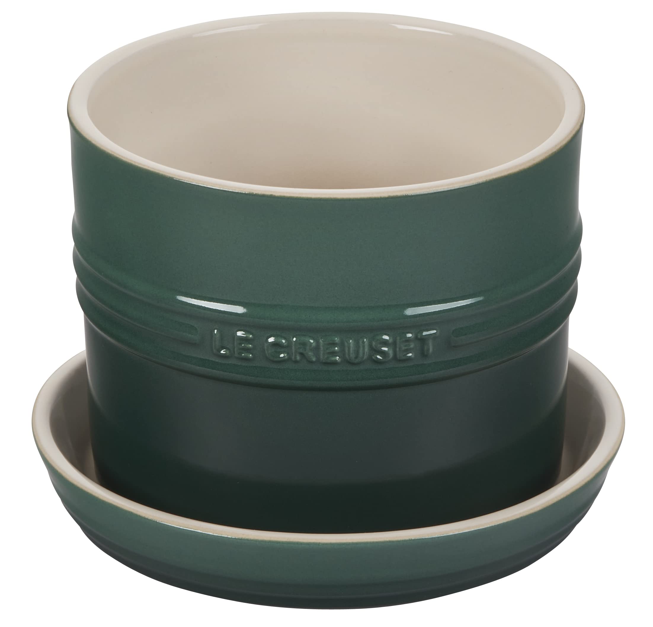 Le Creuset Stoneware Herb Planter, 5.5 Inches, Artichaut