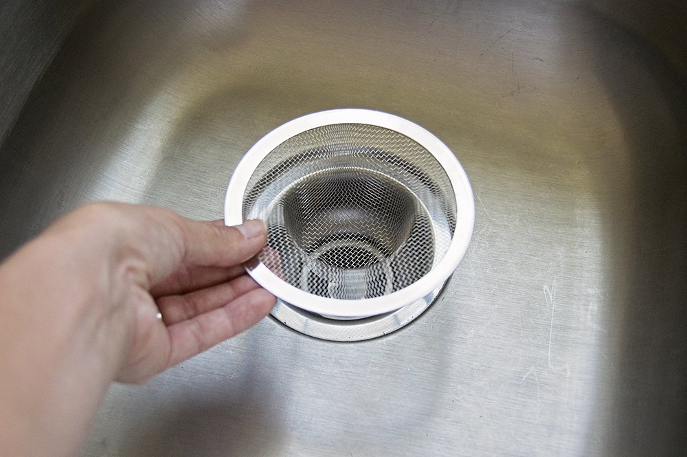 Mesh Sink Strainer, Prevents Sink Clogging From Food & Hair, Great for Stainless Steel Sinks, Set of 2