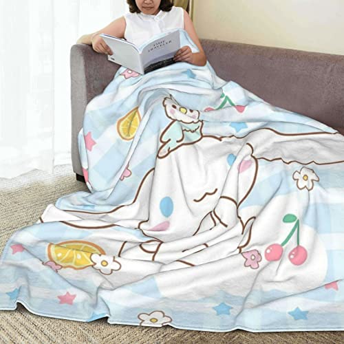 TuiXinAP Blanket Soft Cozy Flannel Lightweight and Comfortable Bedroom Living Room Sofa Throw Blankets for Adults Kids,50''x40''