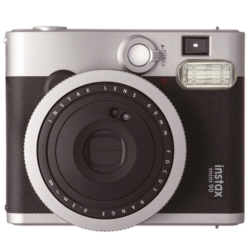 Fujifilm INSTAX Mini 90 Neo Classic Instant Camera (Black), with 2X Fujifilm Instax Mini 20 Pack Instant Film (40 Shots), Compact Camera Case