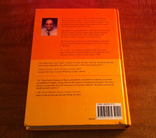 Textbook of Ayurveda, Vol. 1: Fundamental Principles of Ayurveda