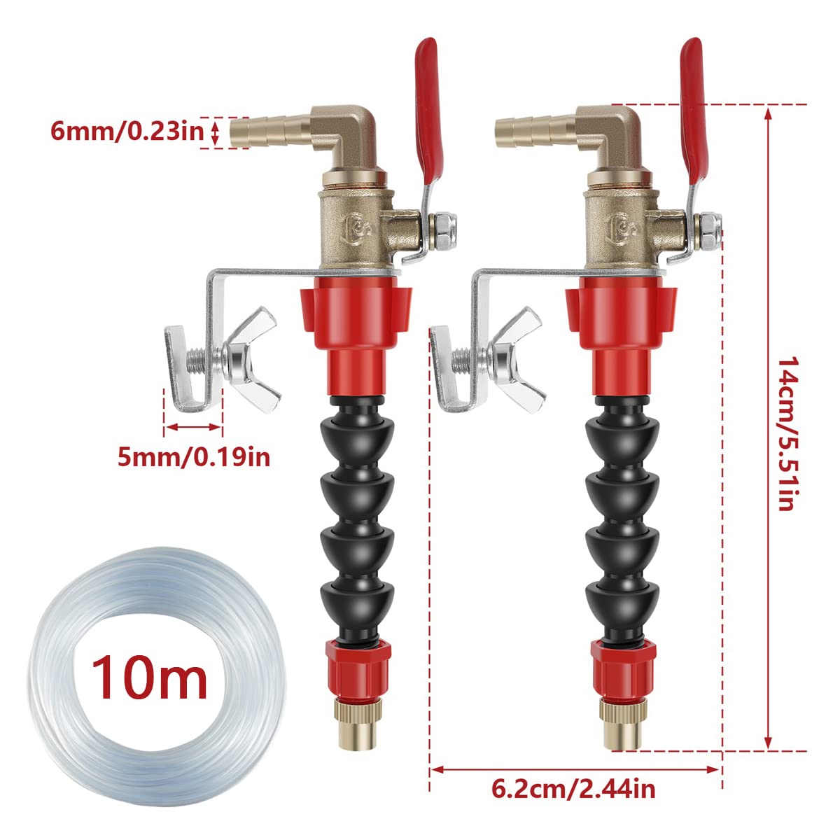 wlpxavz Dust Remover Water Sprayer for Cutting Machine, 2023 New Marble Brick Tile Cutting Machine Grinder, High-Speed Dust Remover Water Sprayer for Cutting Machine (32.8 Ft Water Pipes), BTAEA-75E