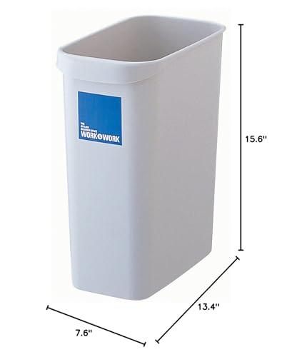リス Squirrel Wastebasket W&W Square 5.7 gal (18 L) Square Gray 18L Green Purchase Law Compliant