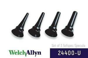 Welch Allyn 24400-U Reusable Ear Specula Set for Macro View and Diagnostic Otoscope, Universal, Polypropylene