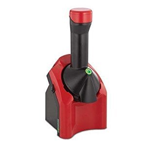Yonanas Frozen Healthy Dessert Maker - 100% Fruit Soft-Serve Maker (Black and Red)