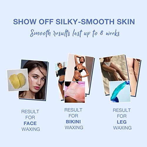 Wax Warmer, PURECLEAN Hair Removal Home Waxing Kit, Hard Wax Kit with 4 Formula Wax Beads for Body Women Men at Home Waxing