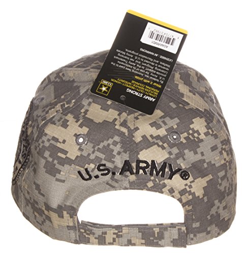 US Army Official License Structured Front Side Back and Visor Embroidered Hat Cap