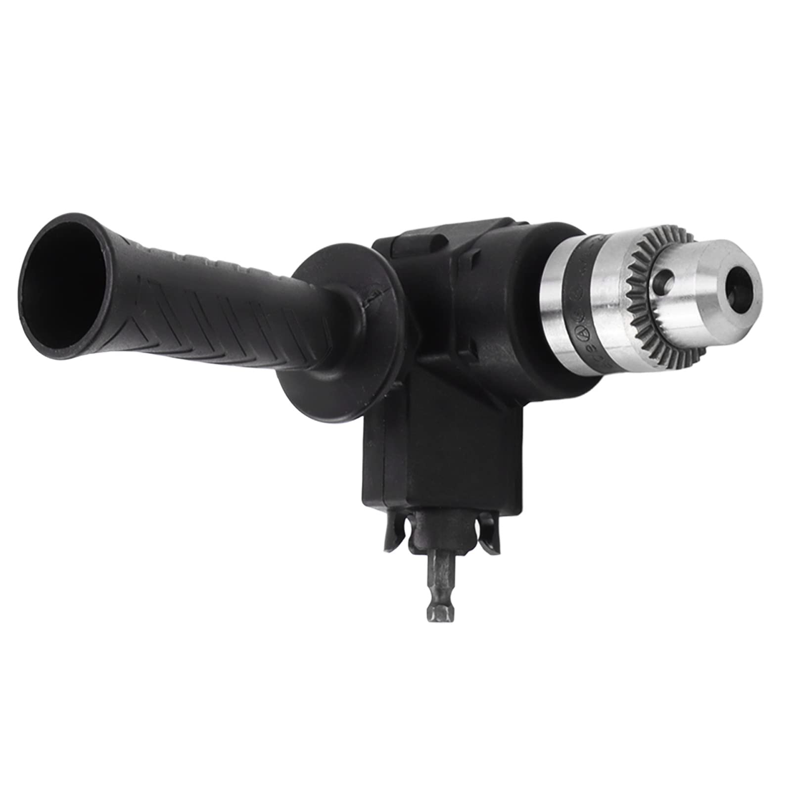 Right Angle Bending Extension Attachment, Narrow Bearing Steel 90 Degree Angle Drill High Hardness Triangular Drive Shaft Heavy Duty Bearing