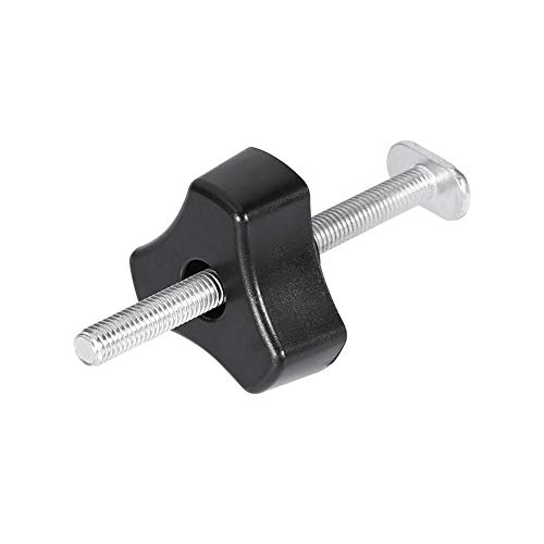 T Slot Clamp Set T Tracks Hold Down Clamps 5/16in T Bolt Hold Down Clamp Kit, T Track Clamp Hold Down Clamping Kit,Double-Cut Jig Profile Universal T-Tracks with Predrilled Mounting Holes