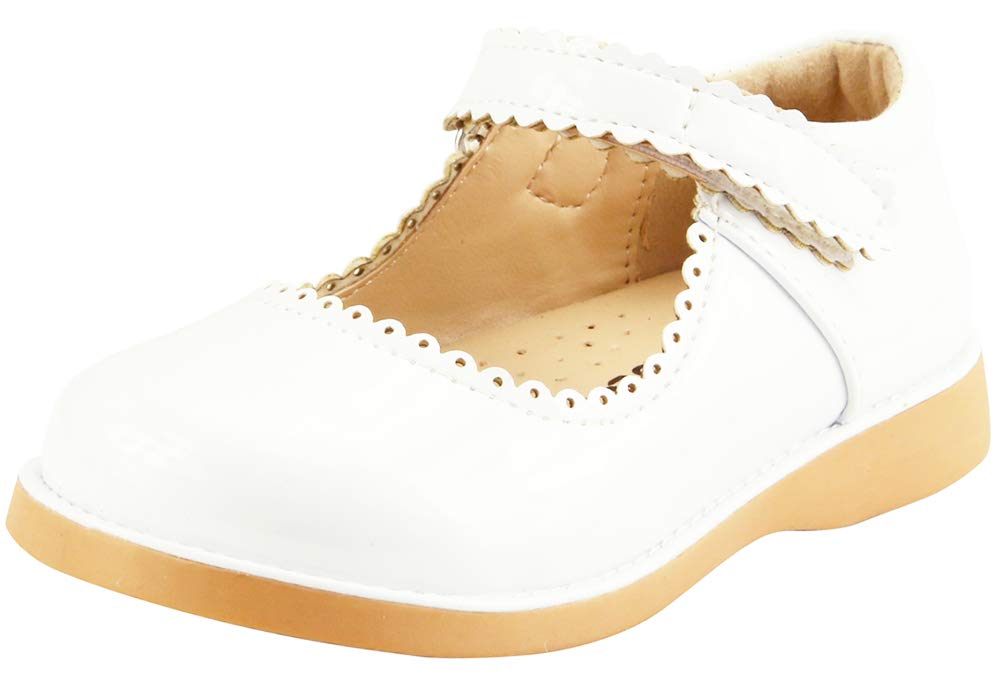 The Doll Maker Girl's Mary Jane - FBA173041B-13 White