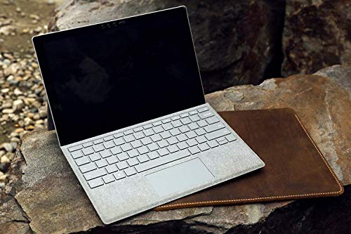 Vintage distressed Leather surface pro sleeve case for Microsoft surface pro 4 5 6 SPX05S