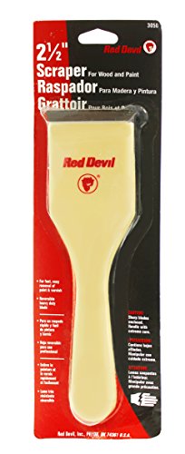 Red Devil 3050 Double Edge Paint Scraper, 2.5", Cranberry