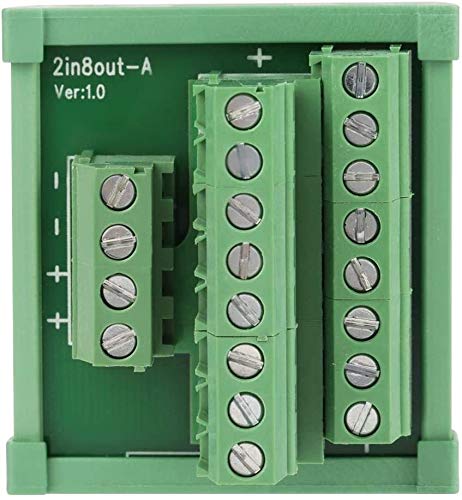 ZYM119 Module Card 2 to 8 Output Module Breakout Card DIN Rail and Panel Mount Power Distribution Circuit Board