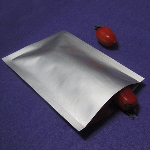 MITOB Silver Mylar Bags Pure Aluminum Foil Flat Food Storage Bag 3.9 Mil Open Top Heat Sealing Vacuum Pouch for Coffee Beans Candy