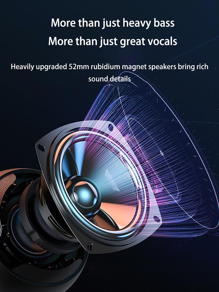 fynch Wireless Bulldog Speaker - Bluetooth Dog Head Speaker - Portable Bluetooth Stereo Speaker - Stereo Subwoofer, Cool Styling - for Personalized People, Home Parties.