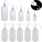 Needle Tip Glue Bottle Empty Dropper Plastic Bottles, Transparent Plastic Needle Tip, Empty Dropper Plastic Bottles Needle Tip(10ml)