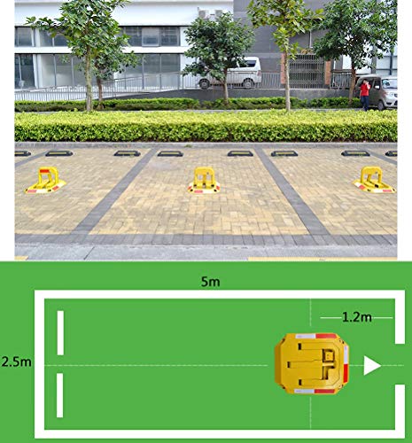 Parking Bollards with Lock,Private Car Parking Latch Space Lock,Easy Installation,Car Park Driveway Guard Saver,Protect Your Parking Space