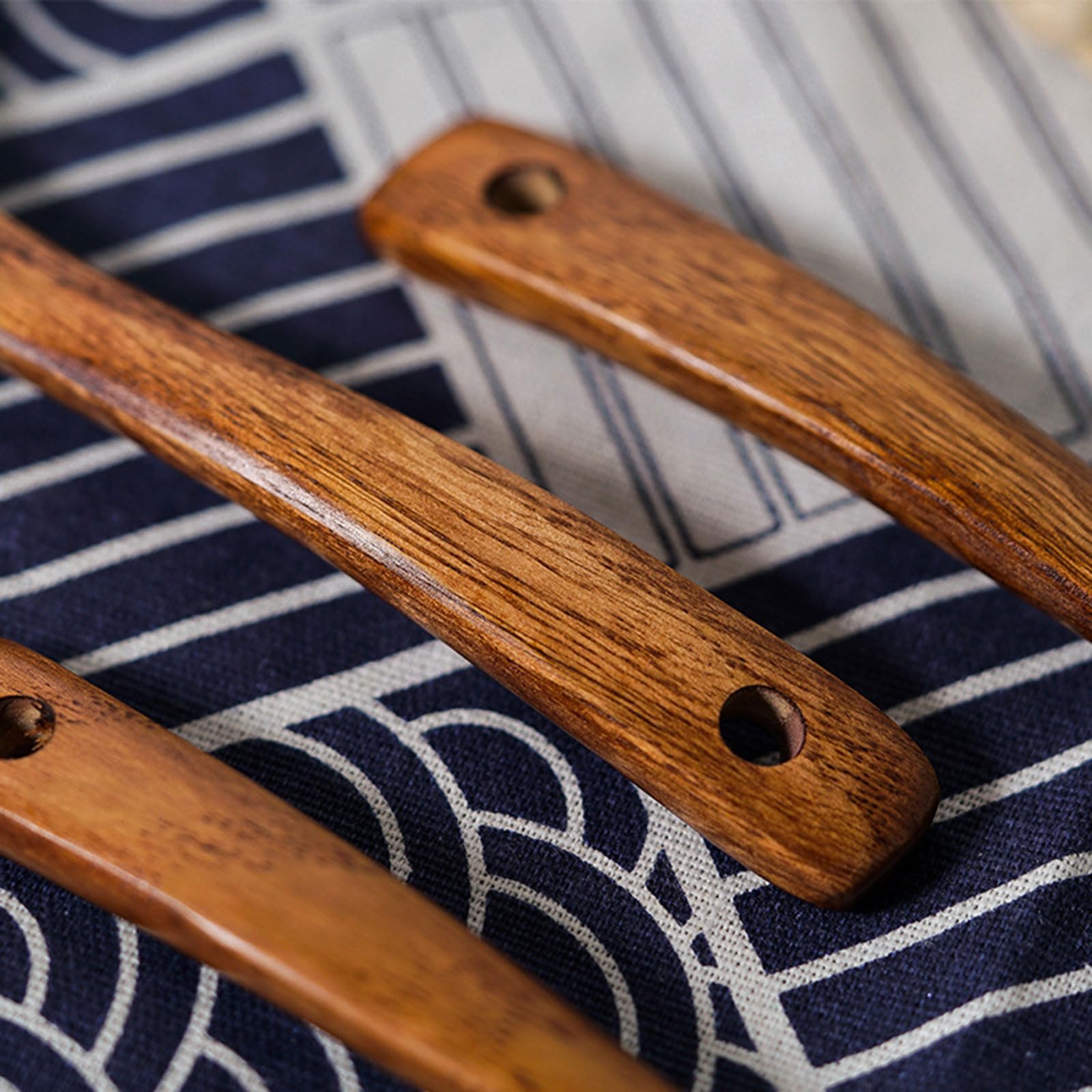 Soup Spoon Natural Japanese Wooden Soup Porridge Ramen Rice Long Handle Spoon Cutlery Suitable For Family Restaurant Ramen Rice Long Handle Spoon