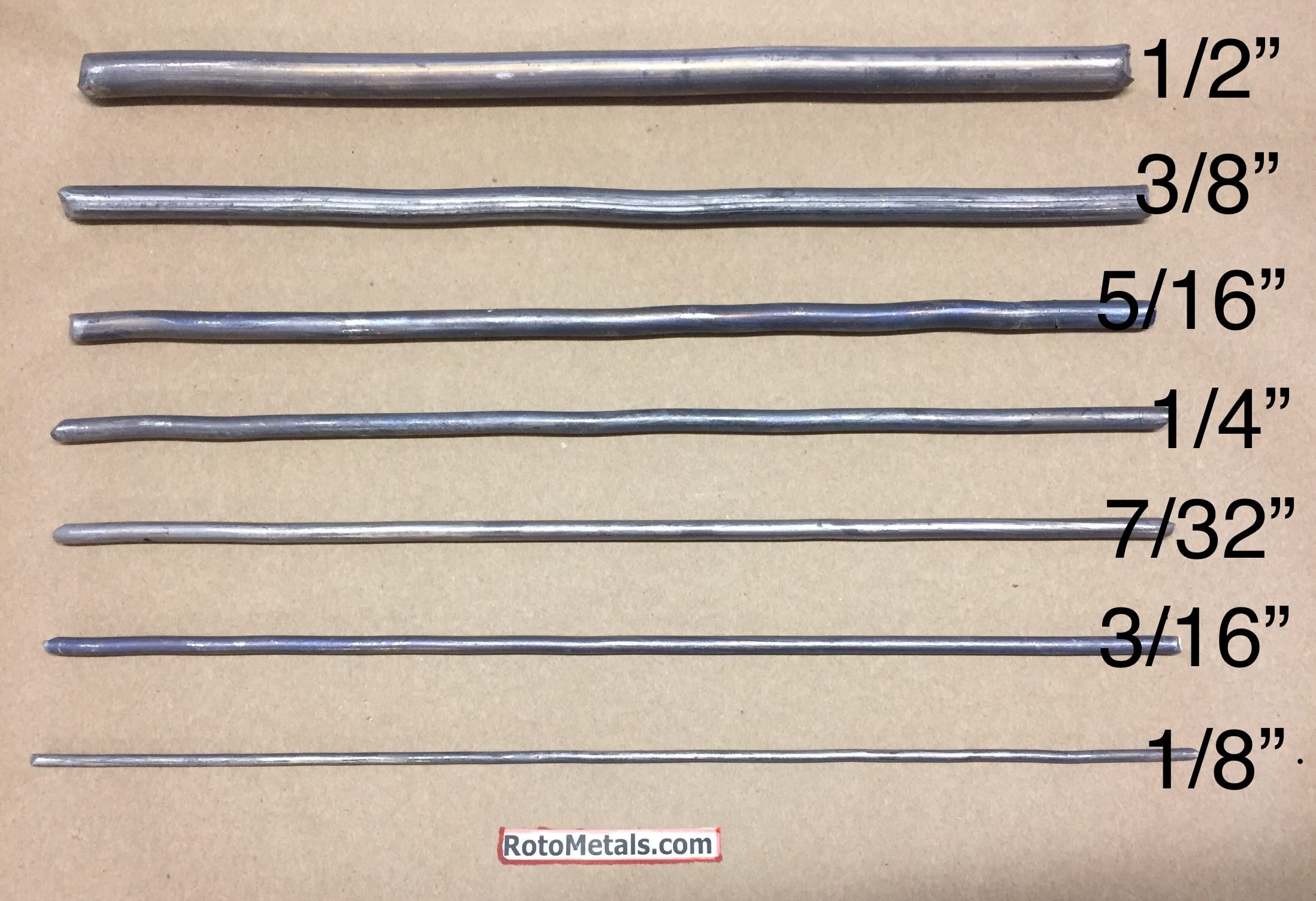 RotoMetals 3/8 inch Diameter Pure 99.9% Lead Wire Per Foot. Great for Pinewood Derby Cars.