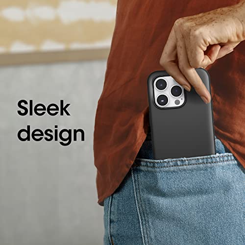 OtterBox iPhone 14 Pro (ONLY) Symmetry Series Case - BLACK , Ultra-Sleek, Wireless Charging Compatible, Raised Edges Protect Camera & Screen