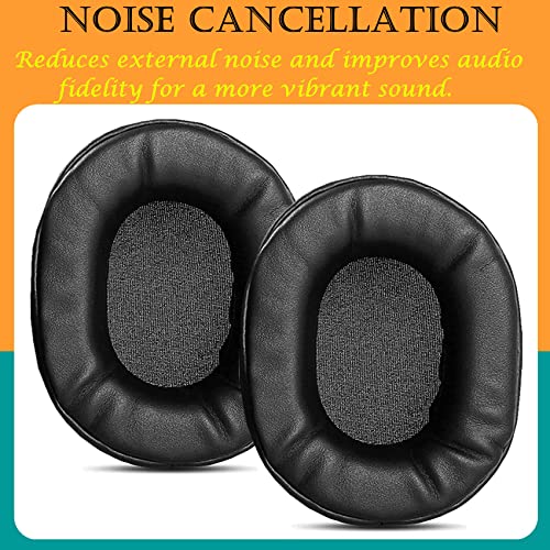 TaiZiChangQin SHP 2600 Upgrade Ear Pads Memory Foam Cushion Replacement Compatible with Philips SHP2600 SHP-2600 Headphone ( Protein Leather Earpads )