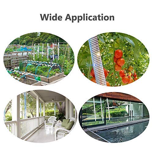 Reflective Scare Tape, 1.9β by 350ft Double Sided Tape to Keep Away Birds, Pigeons, Crows, Woodpecker, and More