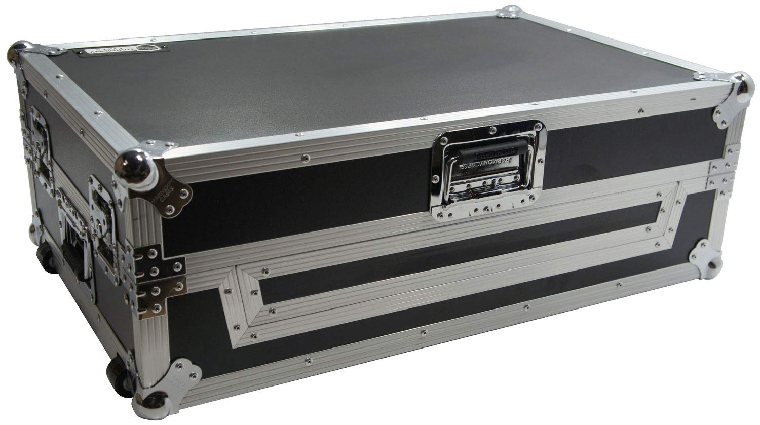 Harmony Audio HCNS7IIWLTTR Flight Glide Laptop Stand Road DJ Custom Case Compatible with Numark NS7III