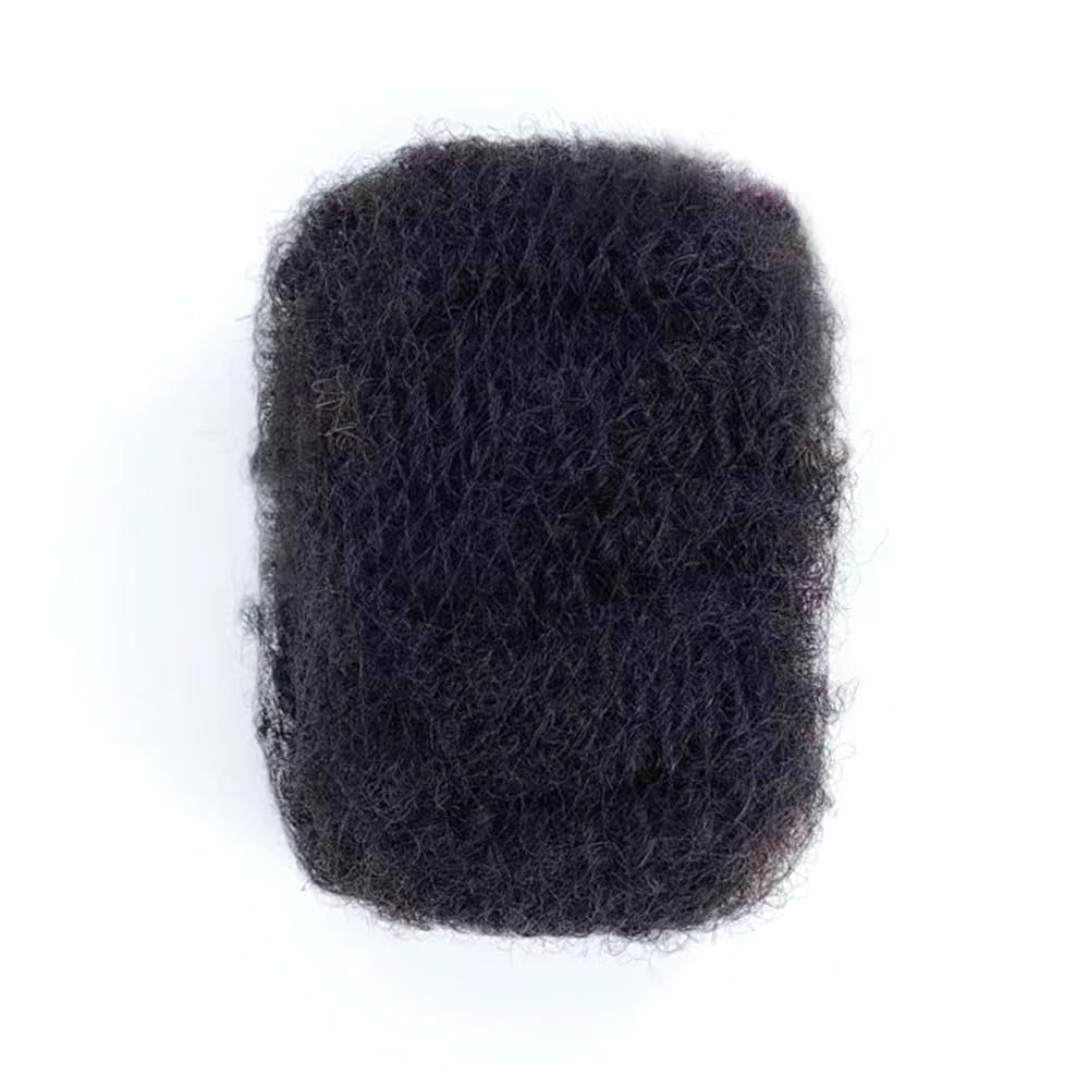 Premium Afro Kinky Bulk Human Hair 100%, Afro Kinkys Human Hair Bulk For Dreadlock Extensions, Repair Locs, Create dreadlocks. Can Dye and Bleach, 8 Inch 30g/pack